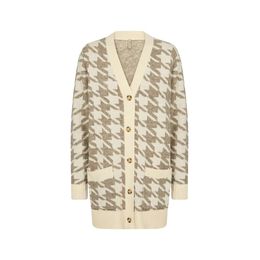 soyaconcept Strickjacke 'Ine 2' Damen Gr&ouml;&szlig;e M beige / creme