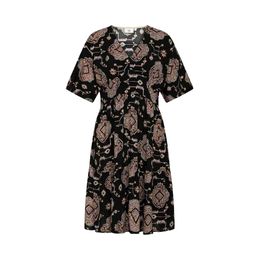 Noa Noa Kleid 'Kine' Damen Größe 34 khaki / rosa / schwarz Winterkleid
