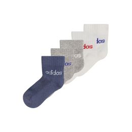 adidas Performance Sportsocken Jungen Größe 34/36 navy / graumeliert / rot / weiß