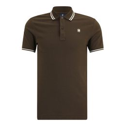 G-Star Raw G-STAR Poloshirt 'Dunda' Herren Gr&ouml;&szlig;e XXL schoko / wei&szlig;