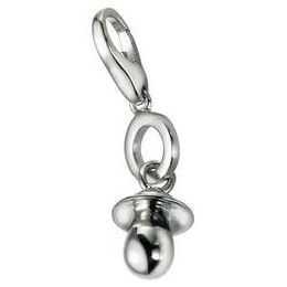 Charm-Einh&auml;nger "Schnuller, Silber 925", silber, Giorgio Martello MILANO, Charms, Damen, Silber 925 (Sterlingsilber)