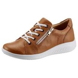Schn&uuml;rschuh Jomos, Damen, Gr. 42, braun (cognac), Glattleder, Schuhe Schn&uuml;rschuh