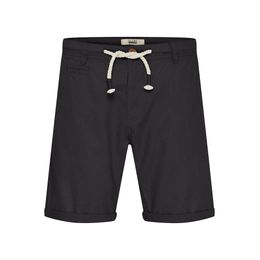 Blend Leinenshorts 'Lias' mit Kordelzug Herren Größe 35/36 grau / anthrazit / dunkelgrau