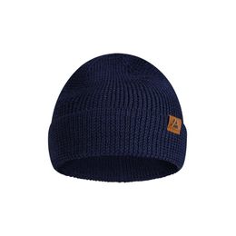 DANISH ENDURANCE Beanie 'Merino' Herren Größe 55/60 blau / braun