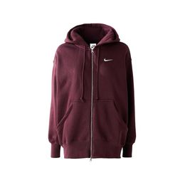 Nike Sportswear Zip-Up Hoodie 'Phoenix Fleece' female Red size M