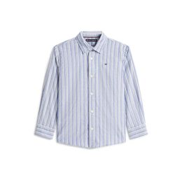 Tommy Hilfiger Button Up Shirt 'FLEX' boy Blue size 80