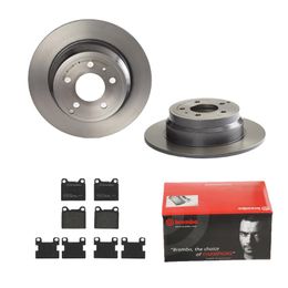 Brembo Bremsensatz-Hinterachse COATED DISC LINE / STANDARD Bremsensatz, Scheibenbremse hinten rechts links voll 295mm für ALFA ROMEO VOLVO 2727820 272
