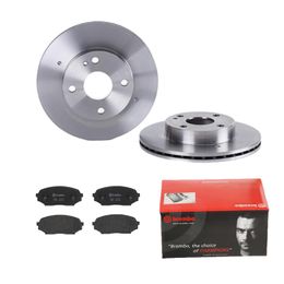 Brembo Bremsensatz-Vorderachse IJDTIDFAV2 Bremsensatz, Scheibenbremse vorne rechts links innenbel&uuml;ftet 235mm f&uuml;r MITSUBISHI MAZDA ISUZU NISSAN 8970138