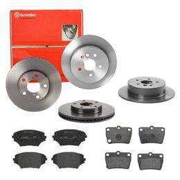 Brembo Bremsensatz-Vorn und hinten SG00000E4Z Bremsensatz, Scheibenbremse vorne rechts links innenbel&uuml;ftet 303mm f&uuml;r CHERY TOYOTA DR 04465YZZCS 446642