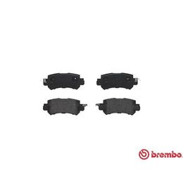 Brembo Bremsbelagsatz, Scheibenbremse hinten rechts links ohne Zubeh&ouml;r f&uuml;r MAZDA K0Y12648Z K0Y12648ZC K0Y12648ZD P 49 047X