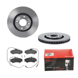 Brembo Bremsensatz, Scheibenbremse 1420-54547 vorne rechts links innenbel&uuml;ftet 283mm f&uuml;r PEUGEOT CITRO&Euml;N OPEL 1613703980 172059 4246W8