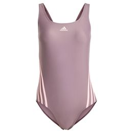 adidas Sportswear Sportbadeanzug 'adidas 3-Stripes' Damen Gr&ouml;&szlig;e XS helllila / pastellpink