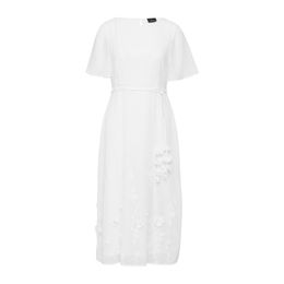 s.Oliver BLACK LABEL Kleid Damen Größe 44 creme Winterkleid