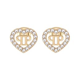 Philipp Plein Ohrringe Damen Gr&ouml;&szlig;e One Size gold / transparent