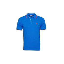 U.S. Polo Assn. Poloshirt 'Barney' Herren Größe XL blau / rot