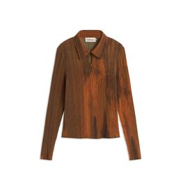 thinking mu Blouse 'Agostina' female Brown size XS/S