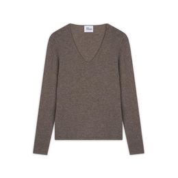 JUST CASHMERE Pullover 'Joan' Damen Gr&ouml;&szlig;e M schoko