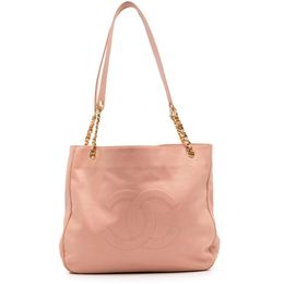 Chanel Shopper - CC Caviar Chain Tote - Gr. unisize - in Gold - f&uuml;r Damen
