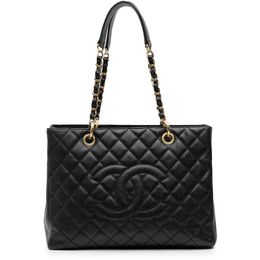 Chanel Shopper - 2012-2013 Caviar Grand Shopping Tote - Gr. unisize - in Schwarz - f&uuml;r Damen