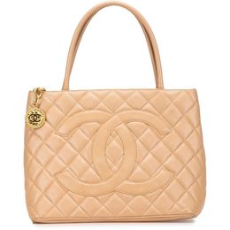 Chanel Shopper - Caviar Medallion Tote - Gr. unisize - in Braun - f&uuml;r Damen