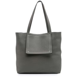 Herm&egrave;s Herm&egrave;s Shopper - Taurillon Clemence Cabasellier 46 - Gr. unisize - in Grau - f&uuml;r Damen
