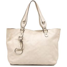 Gucci Shopper - Guccissima Icon Bit Tote - Gr. unisize - in Wei&szlig; - f&uuml;r Damen