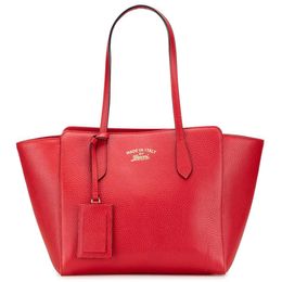 Gucci Shopper - Medium Dollar Calfskin Swing Tote - Gr. unisize - in Rot - f&uuml;r Damen