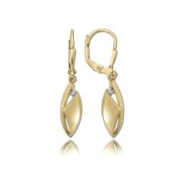 Balia Gold 333 Damen Ohrh&auml;nger Ellipse Ohrringschmuck ca. 3,2cm | Gr.: onesize