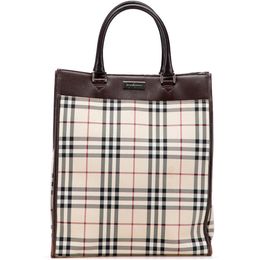 Burberry Shopper - House Check Canvas Tote - Gr. unisize - in Braun - f&uuml;r Damen