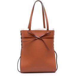 Loewe Shopper - Leather Ikebana Tote - Gr. unisize - in Braun - f&uuml;r Damen