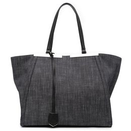 Fendi Shopper - Denim 3Jours Tote - Gr. unisize - in Schwarz - f&uuml;r Damen