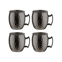 Butlers Becher MOSCOW MULE 4er-Set in Schwarz | Gr.: onesize