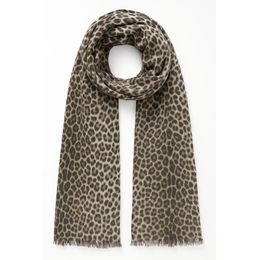 Collezione Alessandro Warmer Schal " Leopardino " in braun | Gr.: onesize