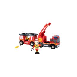 Brio Brio World - Feuerwehr-Leiterfahrzeug mit Licht & Sound in bunt | Gr.: onesize
