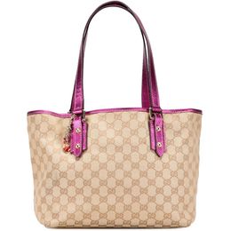 Gucci Shopper - GG Canvas Jolicoeur Tote - Gr. unisize - in Braun - f&uuml;r Damen