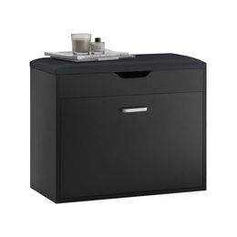 sobuy Schuhbank in Schwarz - (B)60 x (H)49 x (T)30cm | Gr.: onesize