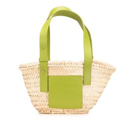 Loewe Shopper - Small Raffia Basket Tote - Gr. unisize - in Braun - f&uuml;r Damen