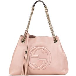 Gucci Shopper - Medium Leather Soho Chain Tote - Gr. unisize - in Gold - f&uuml;r Damen