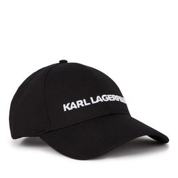 K by KARL LAGERFELD Karl Lagerfeld Caps & M&uuml;tzen - K/ESSENTIAL KAPPE - Gr. ONE SIZE - in Schwarz - f&uuml;r Damen