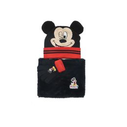 Disney Mickey Mouse Mütze Set mit Schal & Handschuhen schwarz | Gr.: onesize
