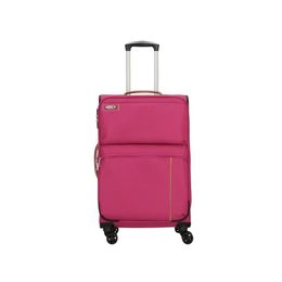 d&n D&N Travel Line 6704 4-Rollen Trolley 65 cm in pink | Gr.: onesize