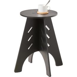 sobuy Beistelltisch in Schwarz - (B)30,5 x (H)48,5 x (T)30,5cm | Gr.: onesize
