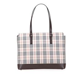 Burberry Shopper - House Check Canvas Tote - Gr. unisize - in Braun - für Damen