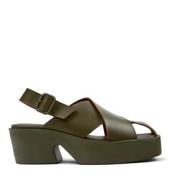Camper Sandaletten mit Absatz - Sandalen Billie Billie - Gr. 39 (EU) - in Grün - für Damen