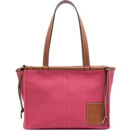 Loewe Shopper - Small Canvas Cushion Tote - Gr. unisize - in Gold - f&uuml;r Damen