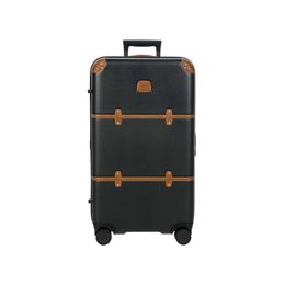 Bric'S BRIC`s Bellagio Trunk - 4-Rollen-Trolley 74 cm recycelt (cream) in black/tan | Gr.: onesize