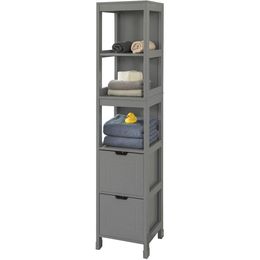 sobuy Hochschrank in Grau - (B)30 x (H)145 x (T)30cm | Gr.: onesize