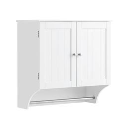sobuy H&auml;ngeschrank in Wei&szlig; - (B)60 x (H)60 x (T)30cm | Gr.: onesize