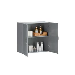 sobuy H&auml;ngeschrank in Dunkelgrau - (B)60 x (H)60 x (T)30cm | Gr.: onesize