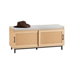 sobuy Schuhbank in Natur - (B)110 x (H)49 x (T)40cm | Gr.: onesize